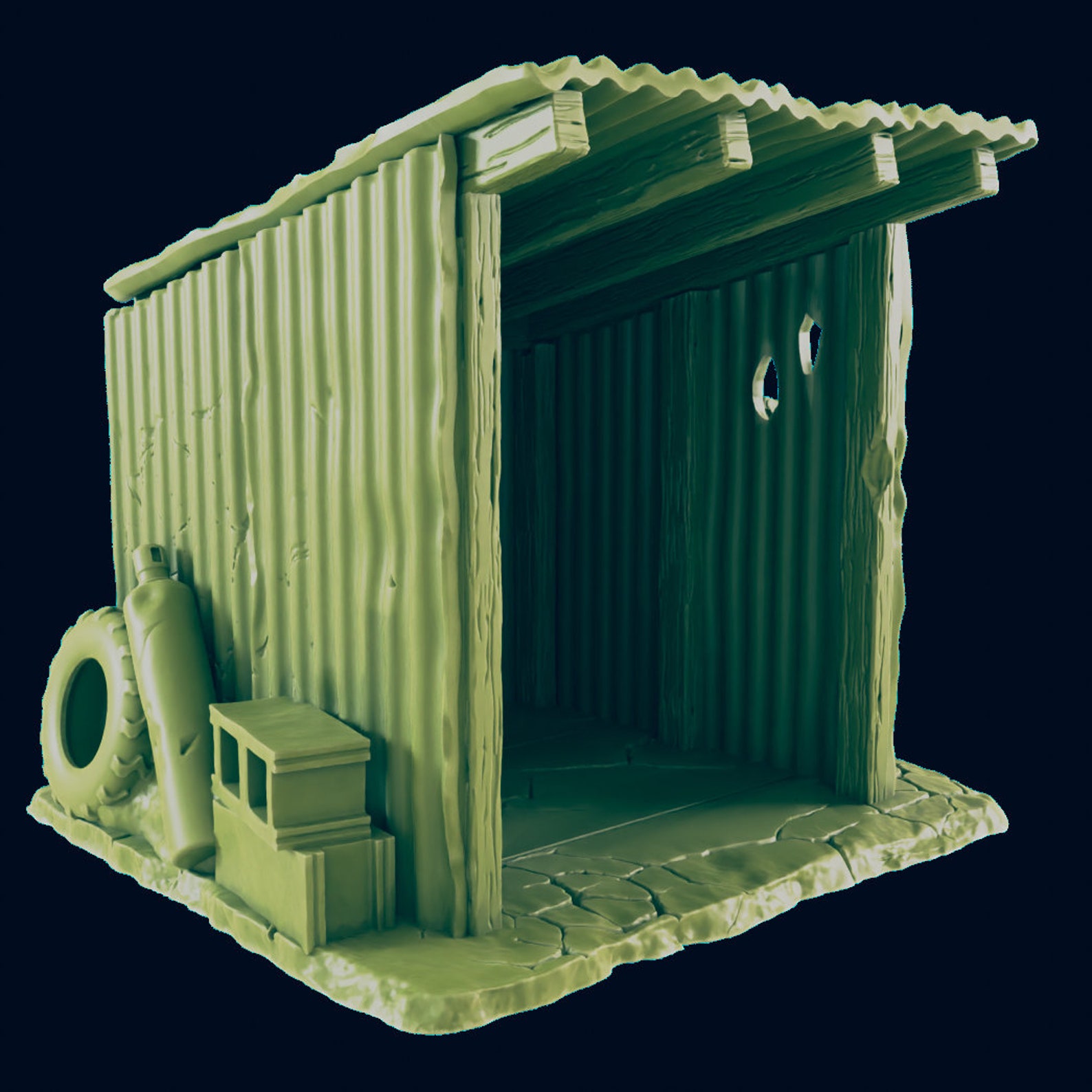 Shack - Return to the Badlands - Scatter - EC3D - Cyber Punk - Scifi ...