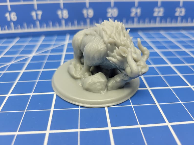 Dire Boar - Minis - Beasts and Badies - Hero's Hoard - DND - Pathfinder ...