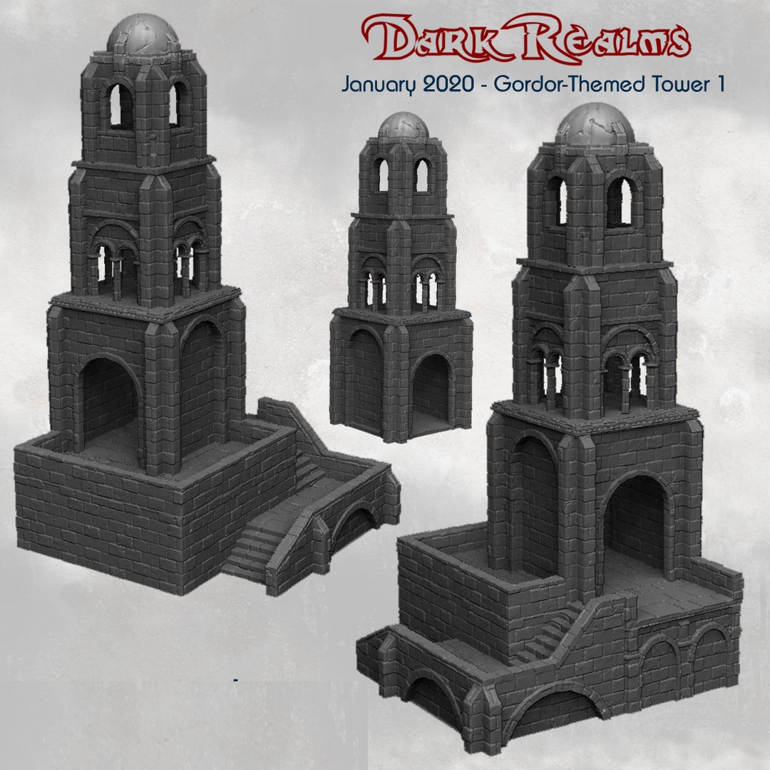 Tower DND Dungeons & Dragons RPG Pathfinder Tabletop TTRPG Dark Realms ...
