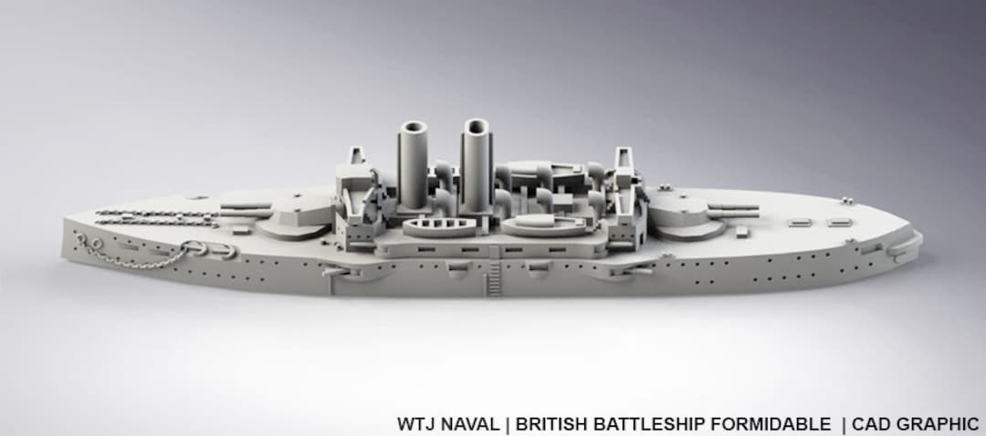 Formidable - UK Royal Navy - Pre Dreadnought Era - Wargaming - Naval ...