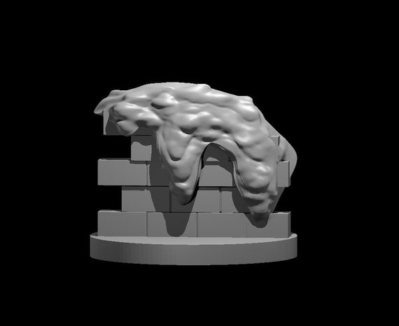 Gray Ooze Mini DND Pathfinder Dungeons & Dragons RPG | Etsy