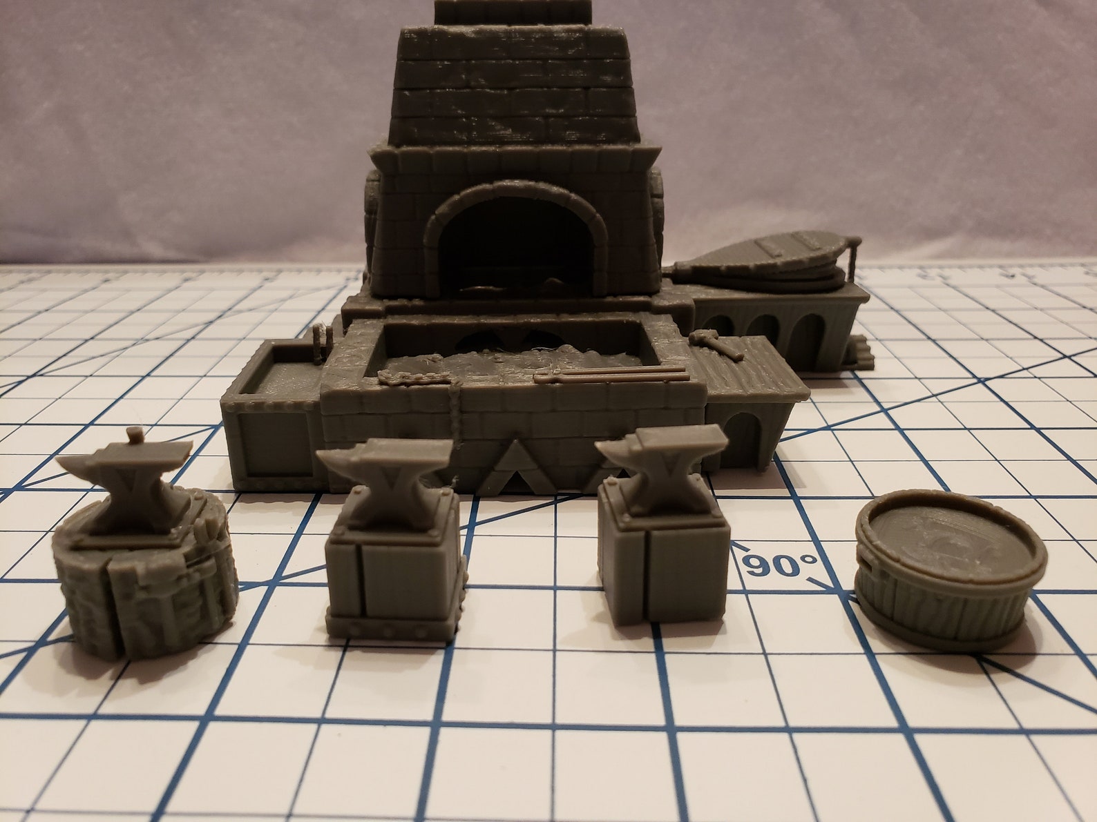 Blacksmith Forge and Workshop Set - Hero's Hoard - DND - Pathfinder ...