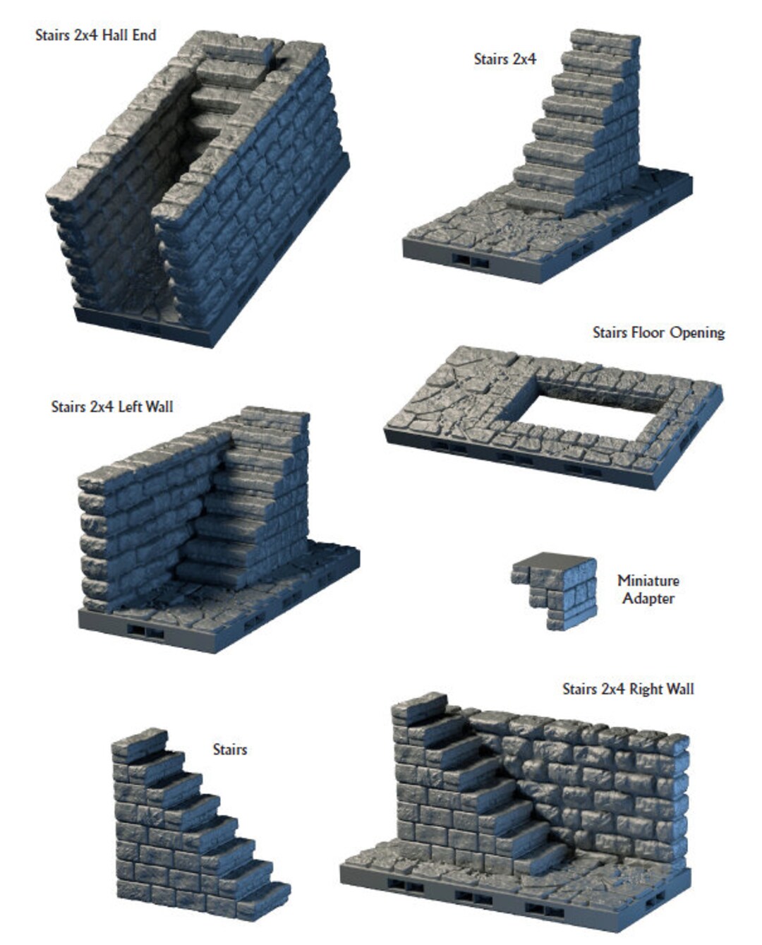 2x4 Stairs - Lost Dungeons - Dragonlock - DND - Pathfinder - RPG ...