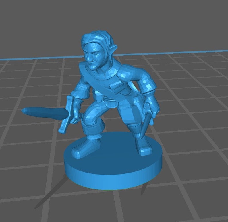 Gnome Rogue Mini - DND - Pathfinder - Dungeons & Dragons - RPG ...