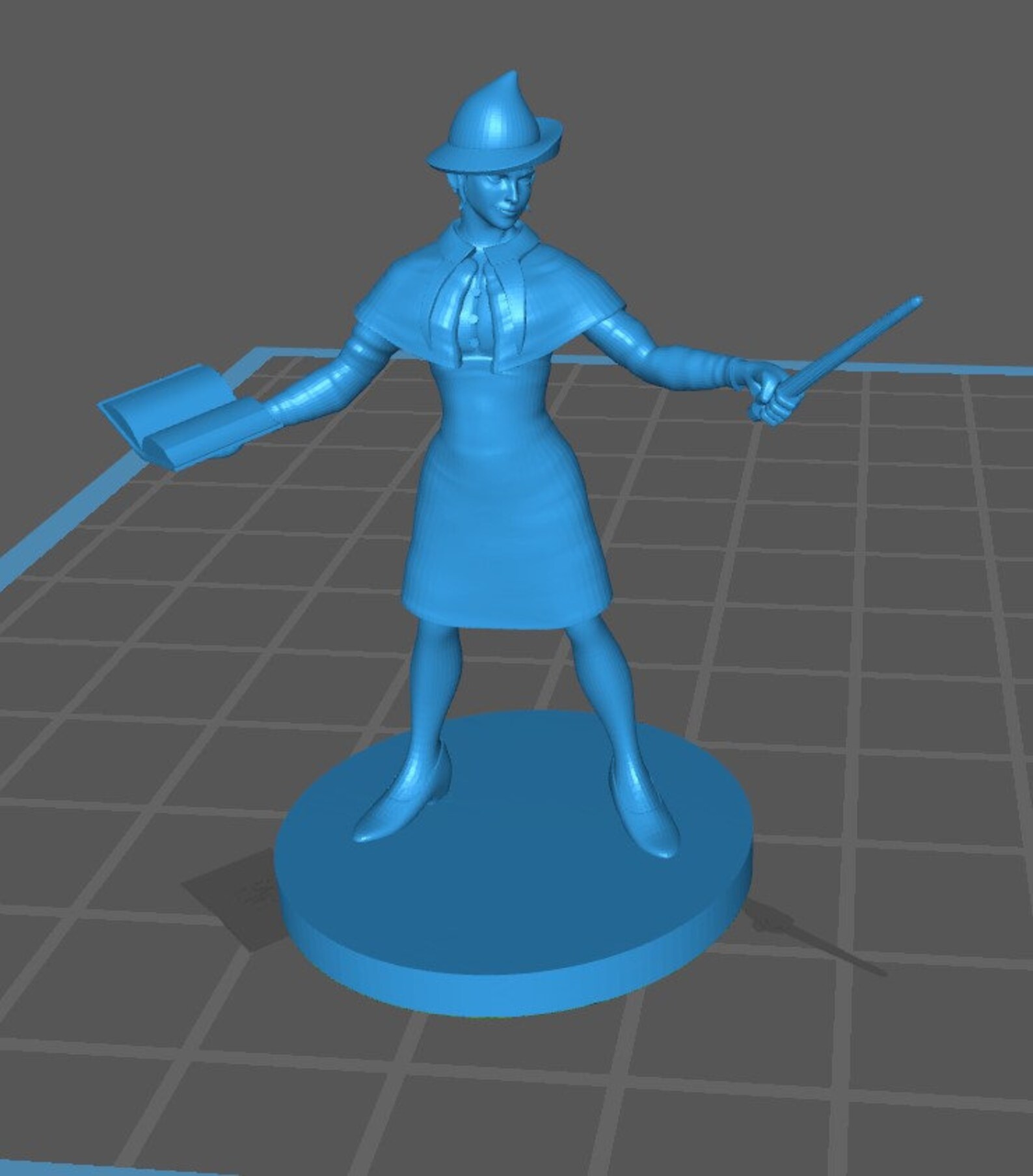 Human Wizard Mini DND Pathfinder Dungeons & Dragons - Etsy