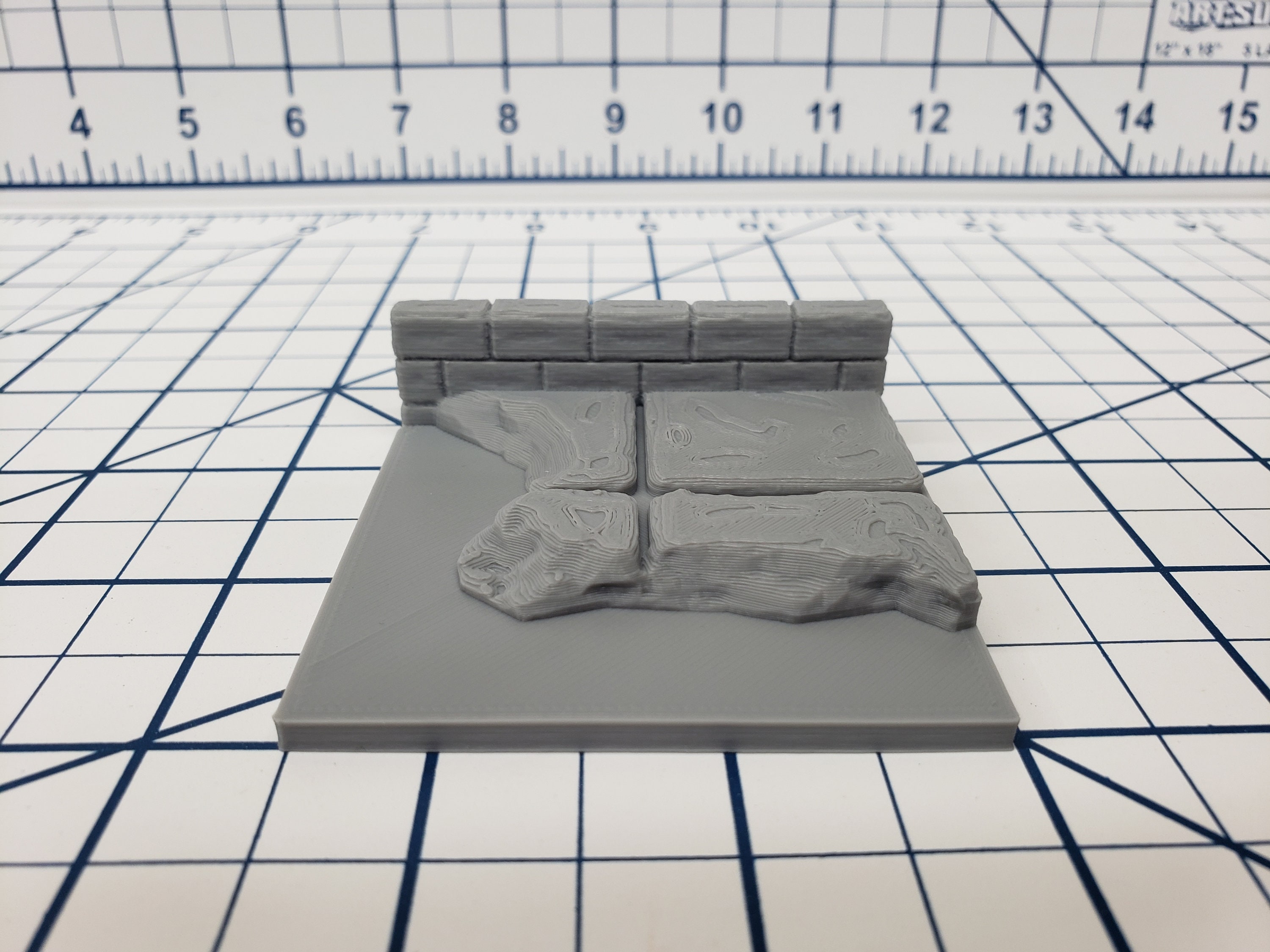 Water Wall Tiles EC3D DND Pathfinder Dungeons & | Etsy