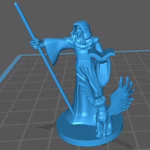 Elf Wizard Mini - DND - Pathfinder - Dungeons & Dragons - RPG ...