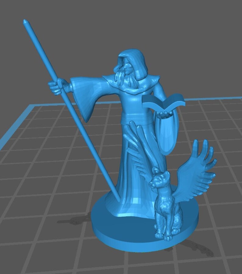 Elf Wizard Mini - DND - Pathfinder - Dungeons & Dragons - RPG ...