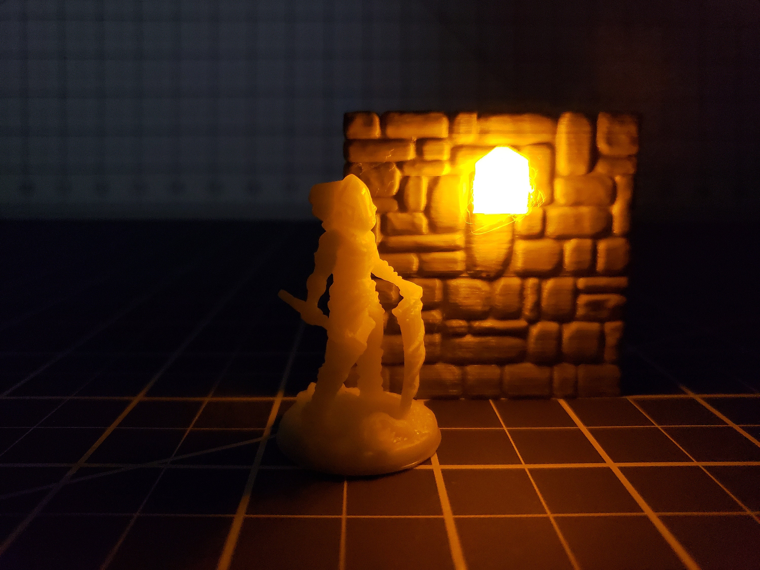 Stone Torch Wall Dragonshire Building Fat Dragon Games | Etsy