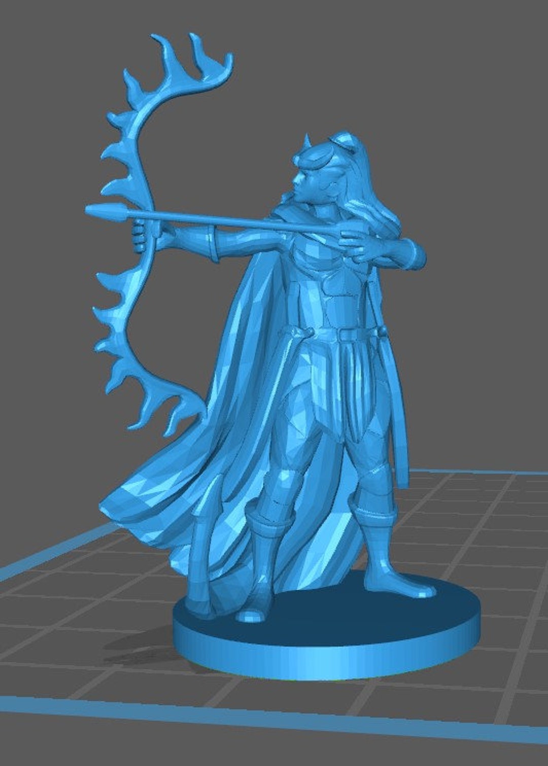 Tiefling Rangers Mini - DND - Pathfinder - Dungeons & Dragons - RPG ...