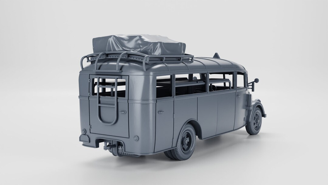 Opel Blitz Ambulance Bus 3.6S Omnibus Germany Wargame3d 28mm Scale - Etsy