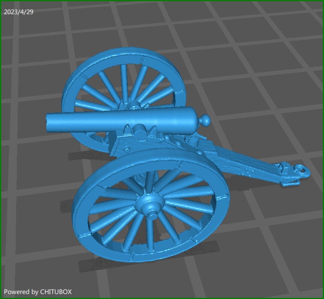 ACW Artillery 3 Inch Ordinance Gun - 1 Minis - 15 Mm Scale - War Games ...