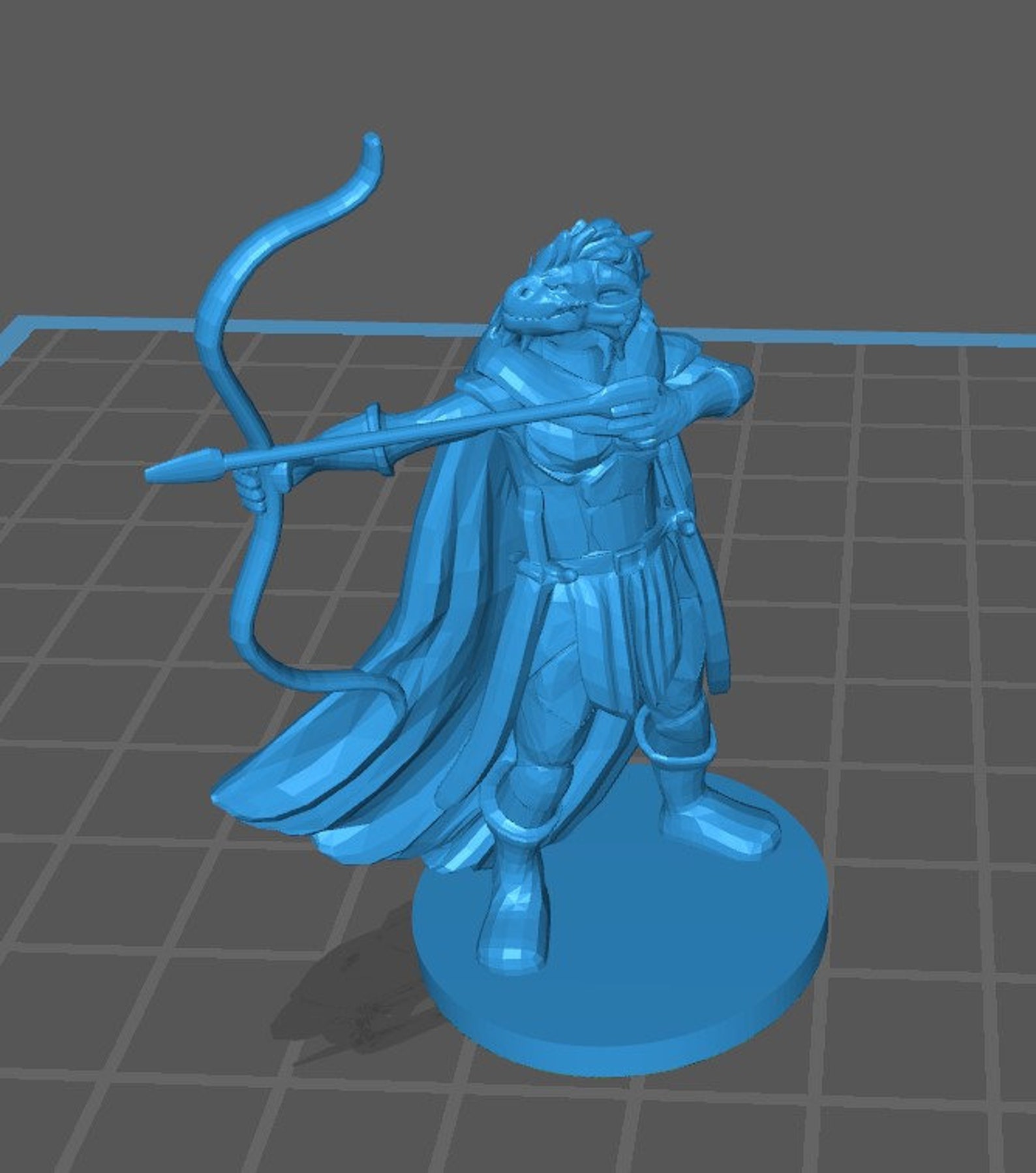 Dragonborn Ranger Mini - DND - Pathfinder - Dungeons & Dragons - RPG ...