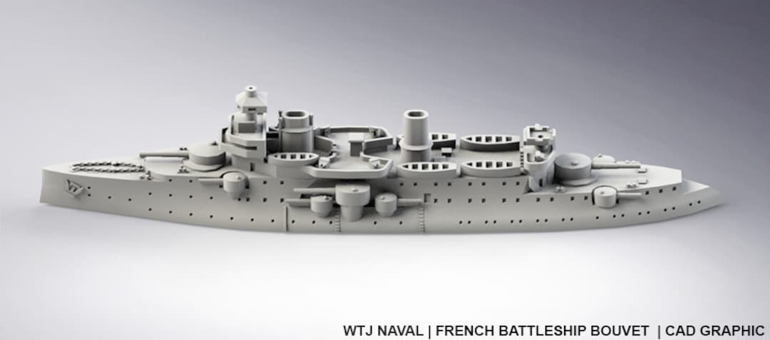 Bouvet - French Navy - Pre Dreadnought Era - Wargaming - Naval ...