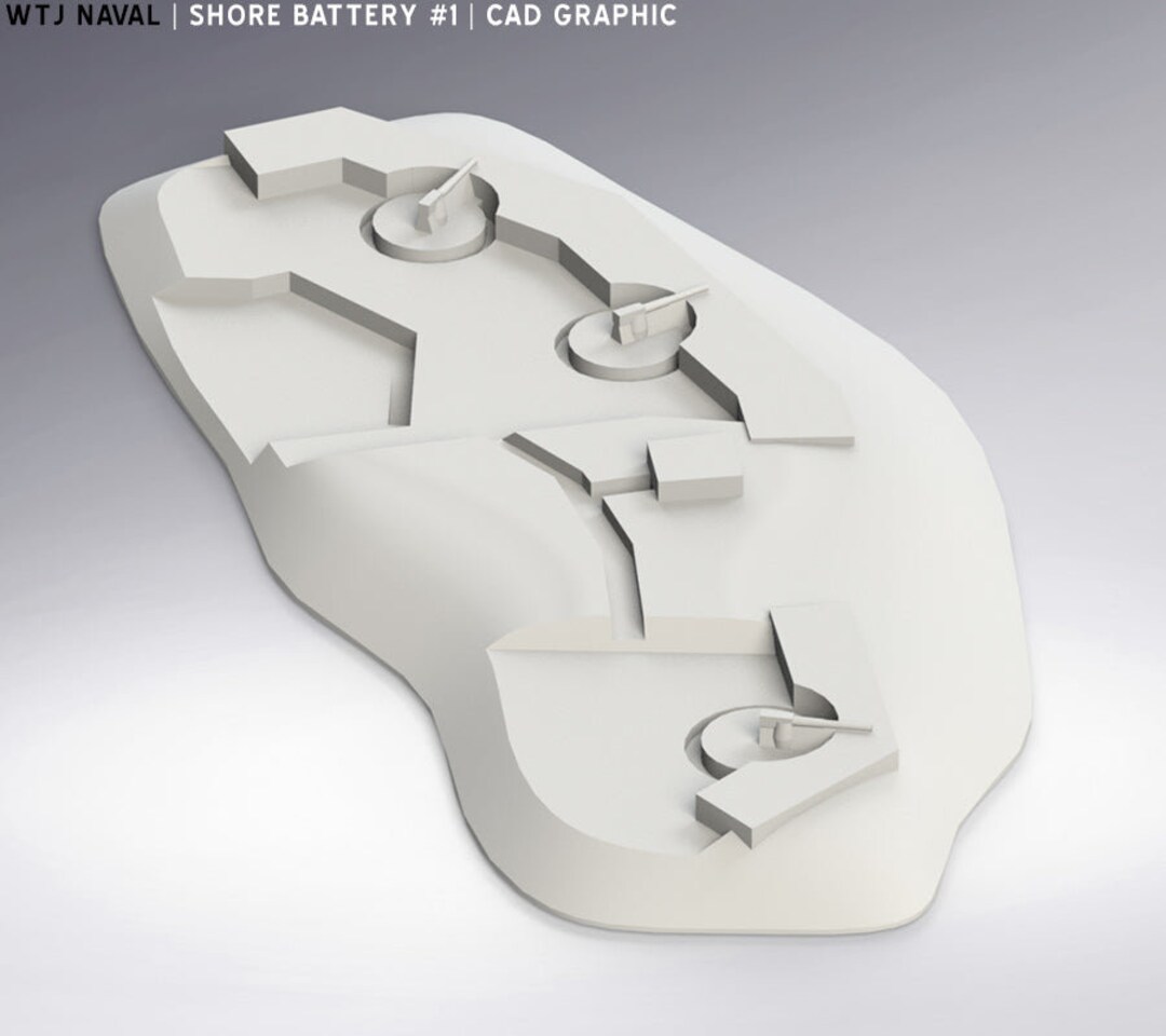 Shore Battery #1 - Generic - Pre Dreadnought Era - Wargaming - Naval ...