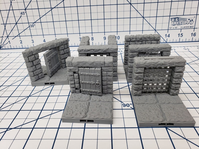 Dungeon Style - Single Doors - Dragonlock - DND - Pathfinder - RPG ...