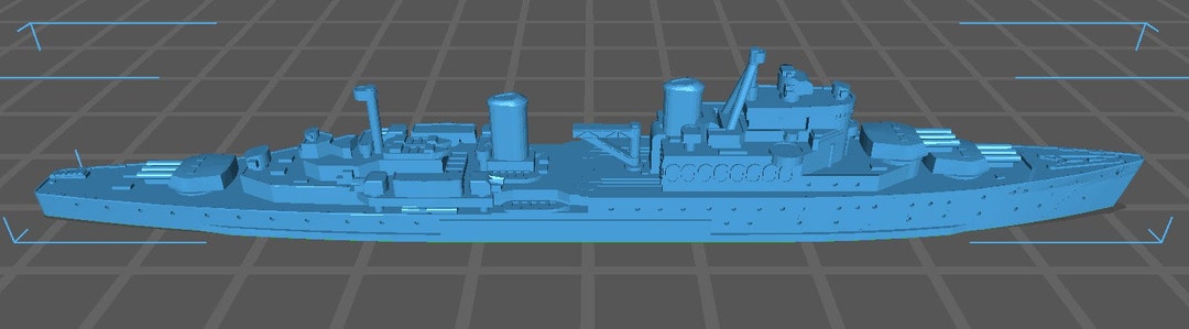 HMS Uganda Royal Navy Wargaming Axis and Allies Naval Miniature Victory ...