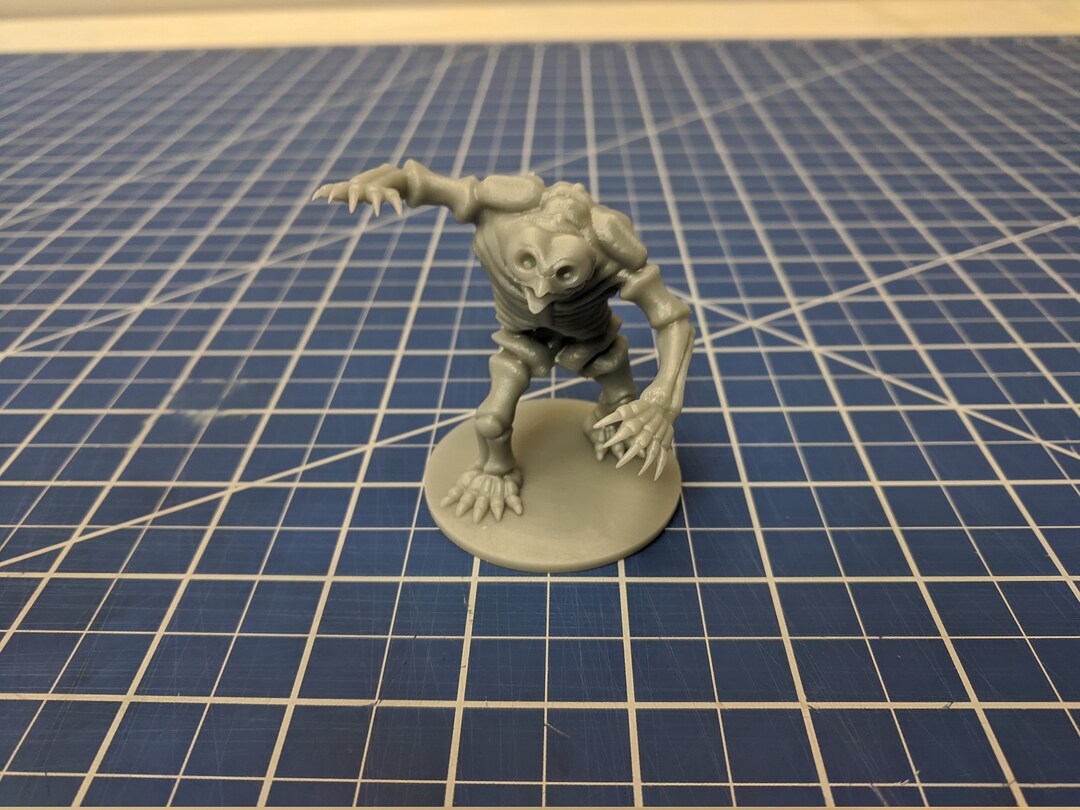 Owlbear Skeleton Mini - DND - Pathfinder - Dungeons & Dragons - RPG ...
