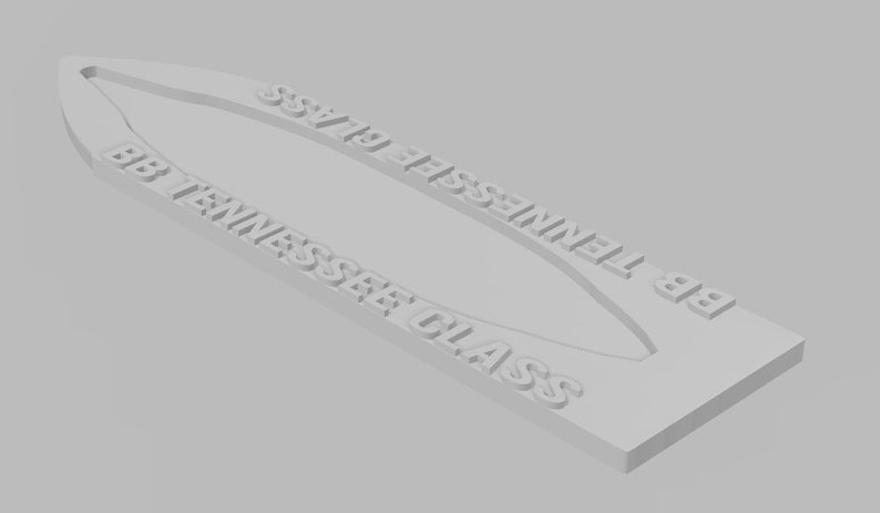 Tennessee Class - Ship Bases - Naval Miniature Bases - Etsy