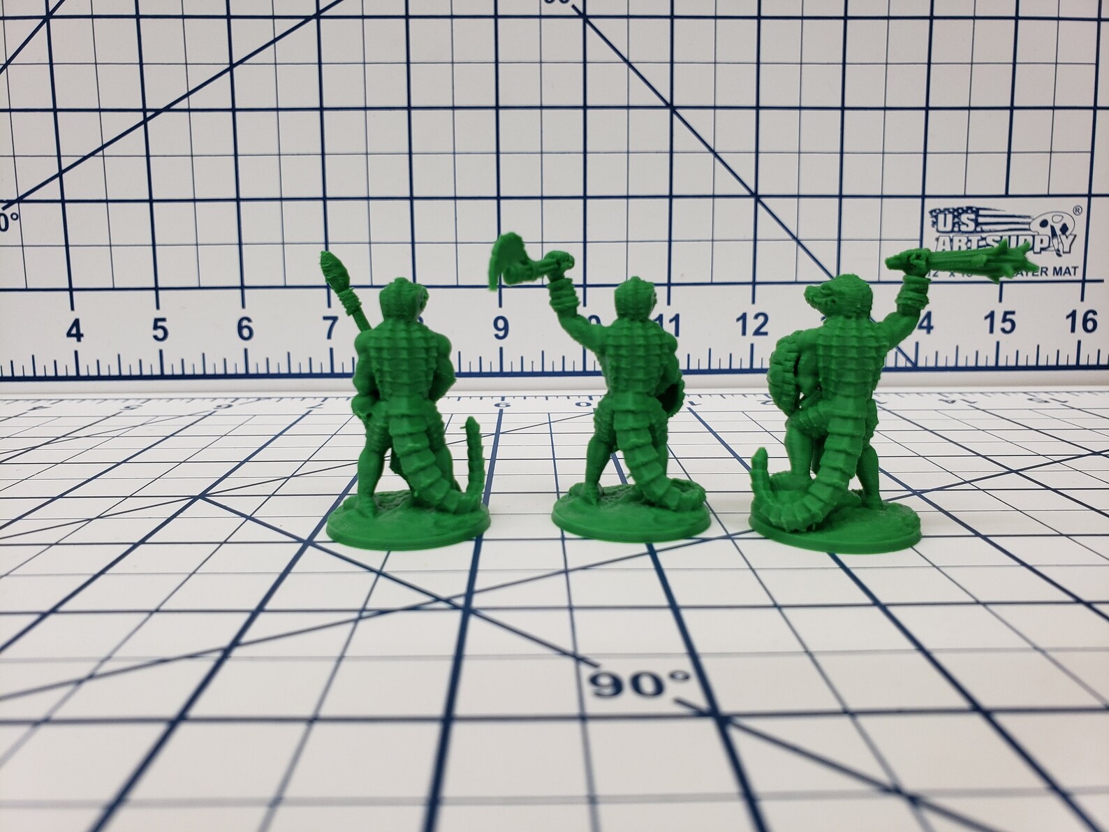 Lizardfolk Miniatures DND Pathfinder RPG Dungeon & - Etsy