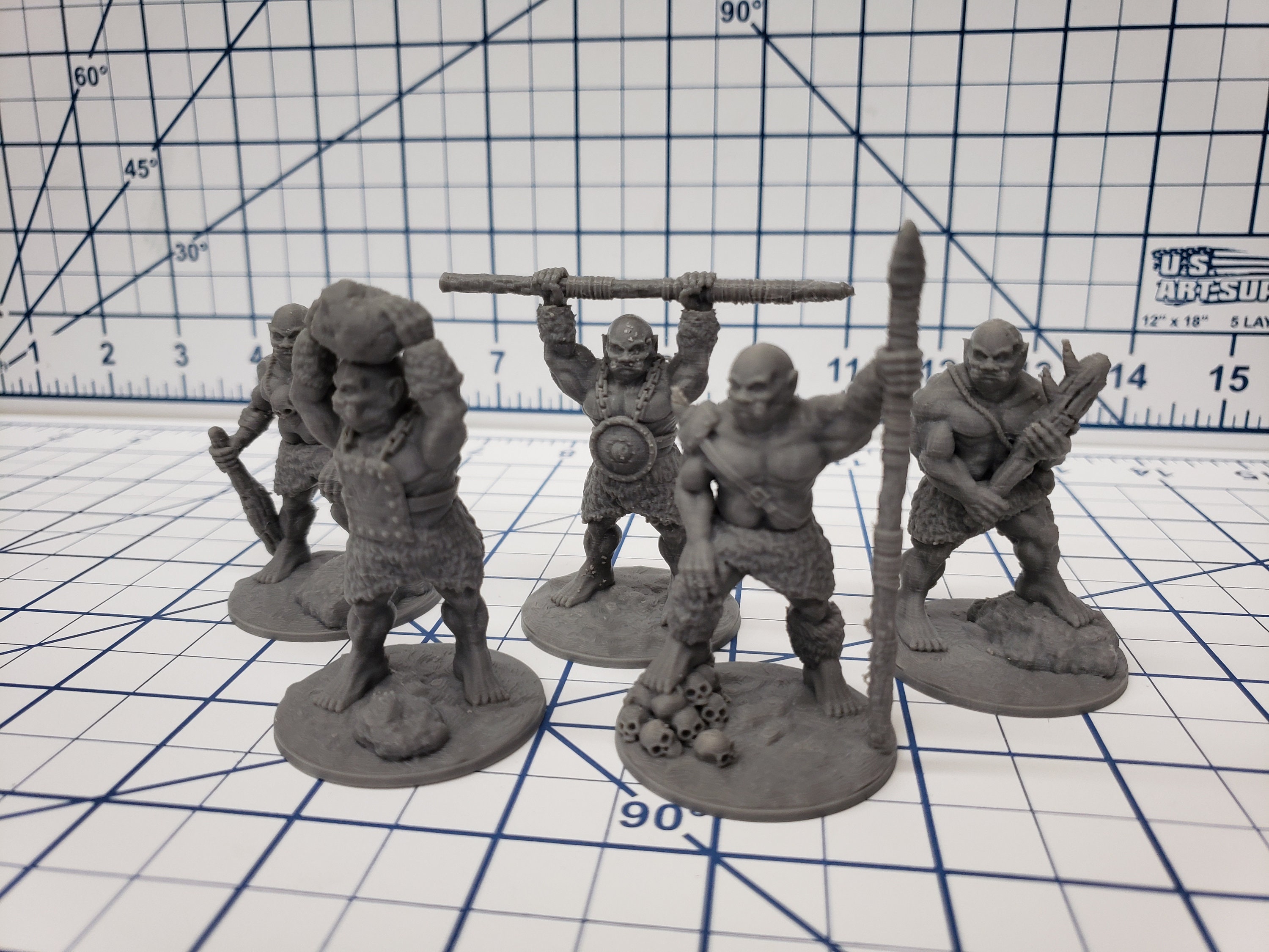 Ogre Warband - DND - Pathfinder - RPG - Dungeon & Dragons - Miniature ...