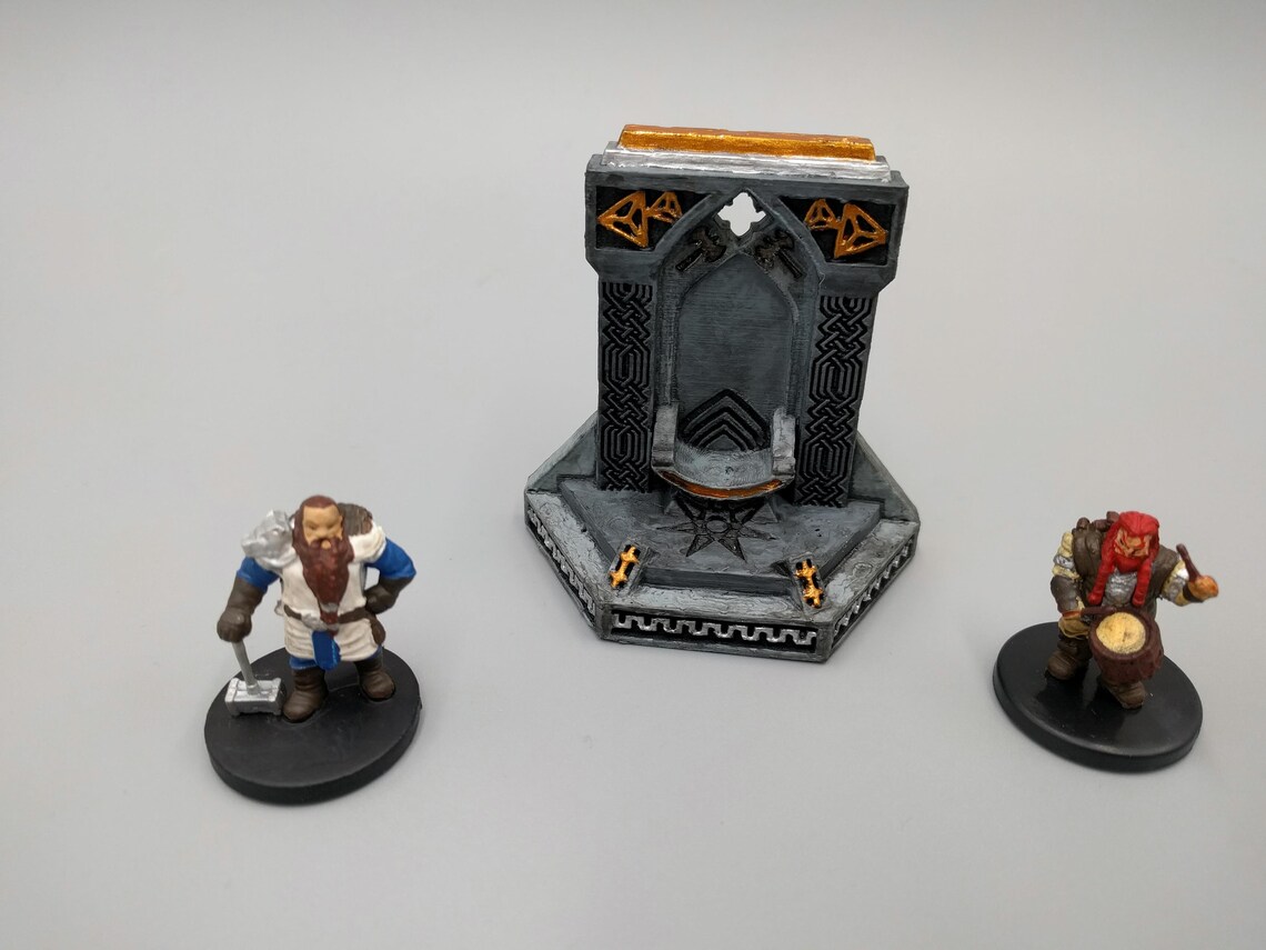 Dwarven Throne Openforge DND Pathfinder RPG Dungeon - Etsy