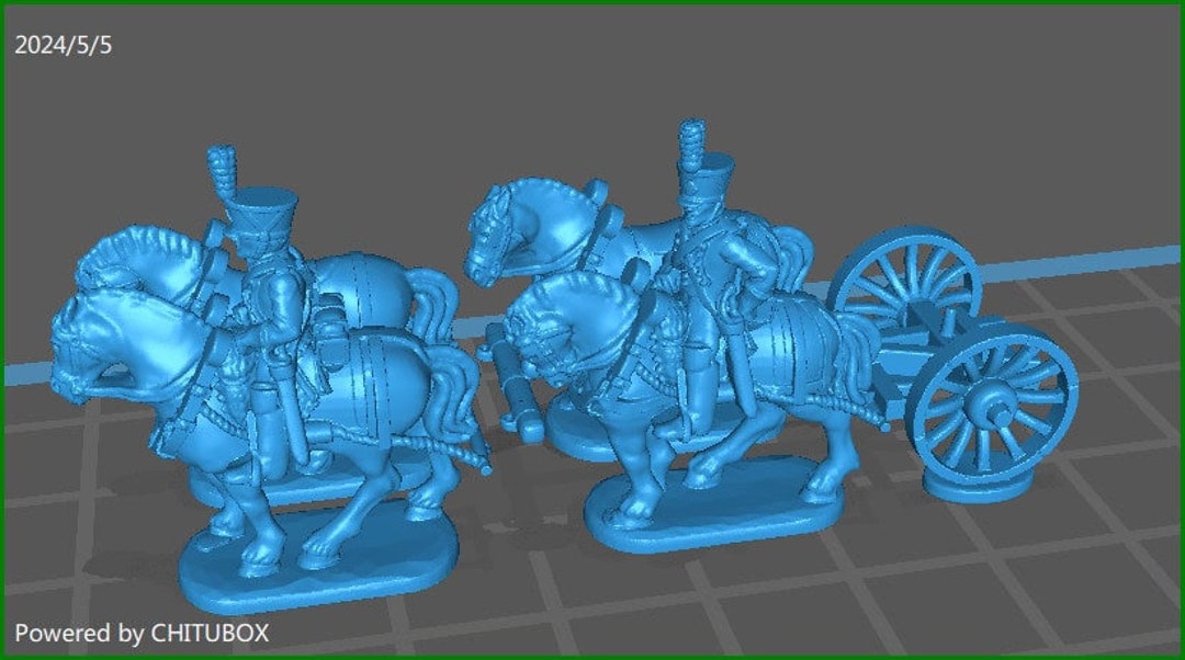 15mm "w Epic Size" French Artillery Limber 1808-12 - 5 Minis - Etsy