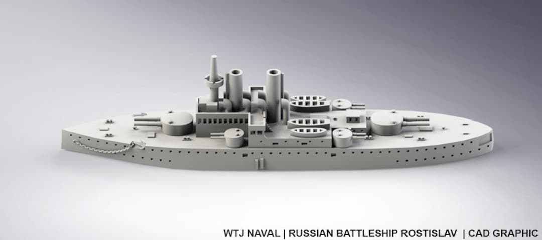 Rostislav - Russian Navy - Pre Dreadnought Era - Wargaming - Naval ...