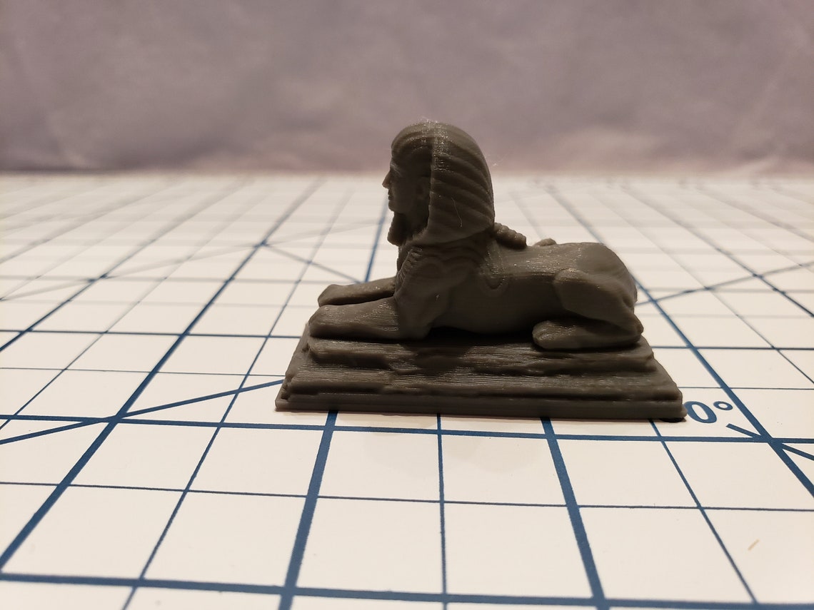 Sphinx Statue Openforge DND Pathfinder RPG Dungeon & | Etsy