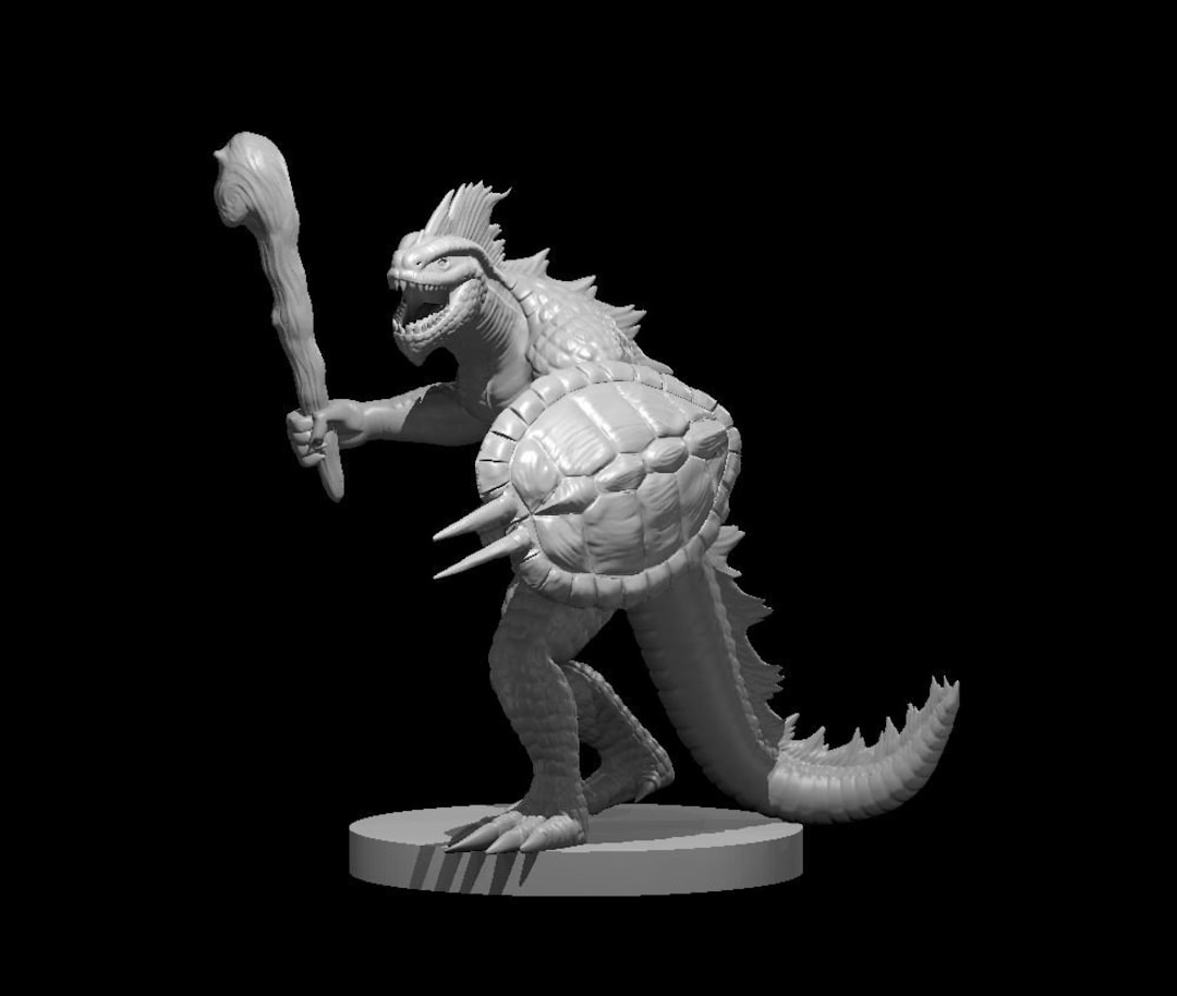 Lizardfolk Mini - DND - Pathfinder - Dungeons & Dragons - RPG ...