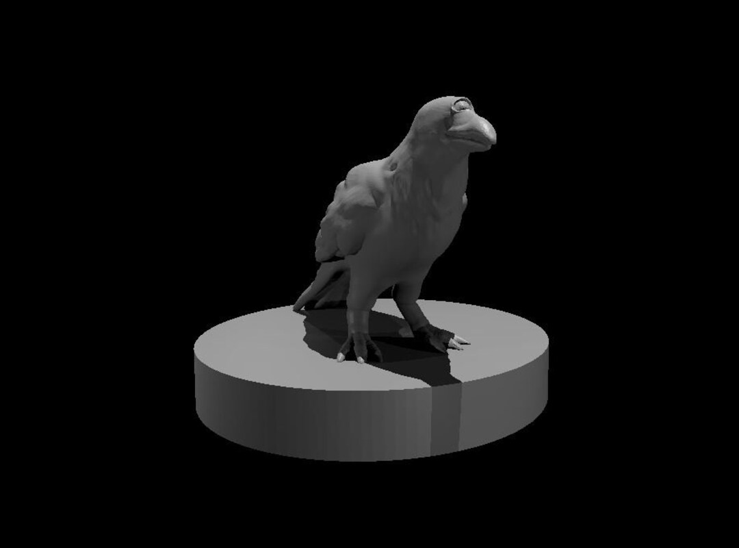 Raven Mini - DND - Pathfinder - Dungeons & Dragons - RPG - Tabletop ...