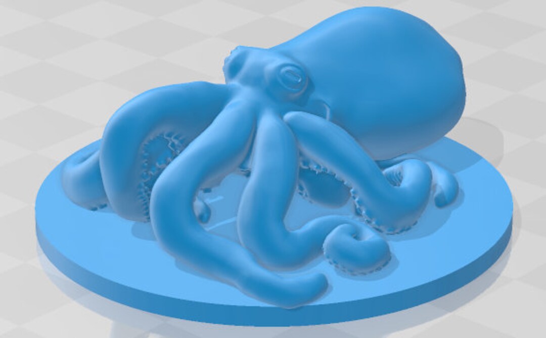 Giant Octopus Mini - DND - Pathfinder - Dungeons & Dragons - RPG ...