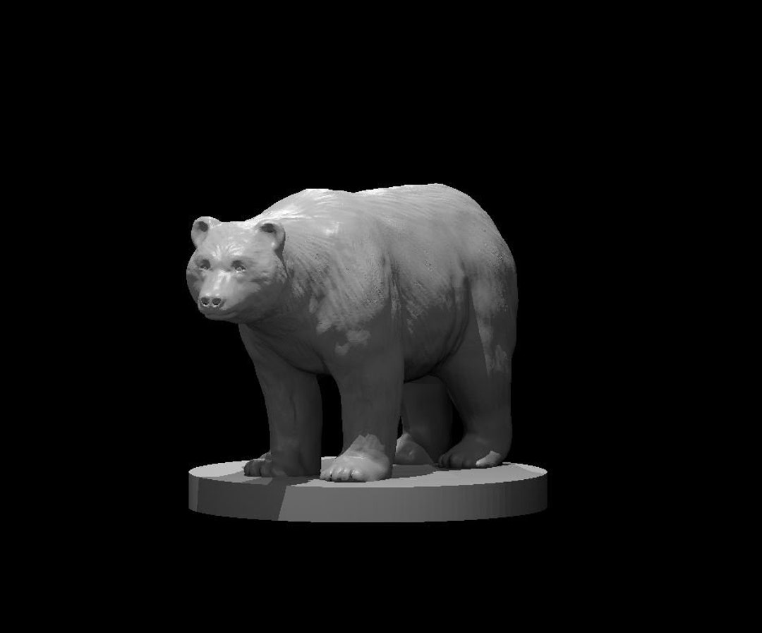 Black Bear Mini - DND - Pathfinder - Dungeons & Dragons - RPG ...