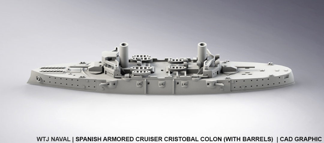Cristobal Colon - Spanish Navy - Pre Dreadnought Era - Wargaming ...