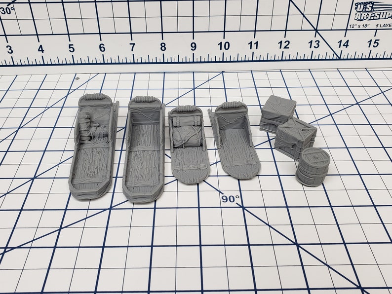 The Wilds of Wintertide - Dog Sleds and Cargo Set - Hero's Hoard - DND ...