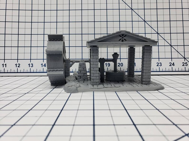 Openforge Open Air Wheel Mill Tabletop DND Pathfinder | Etsy