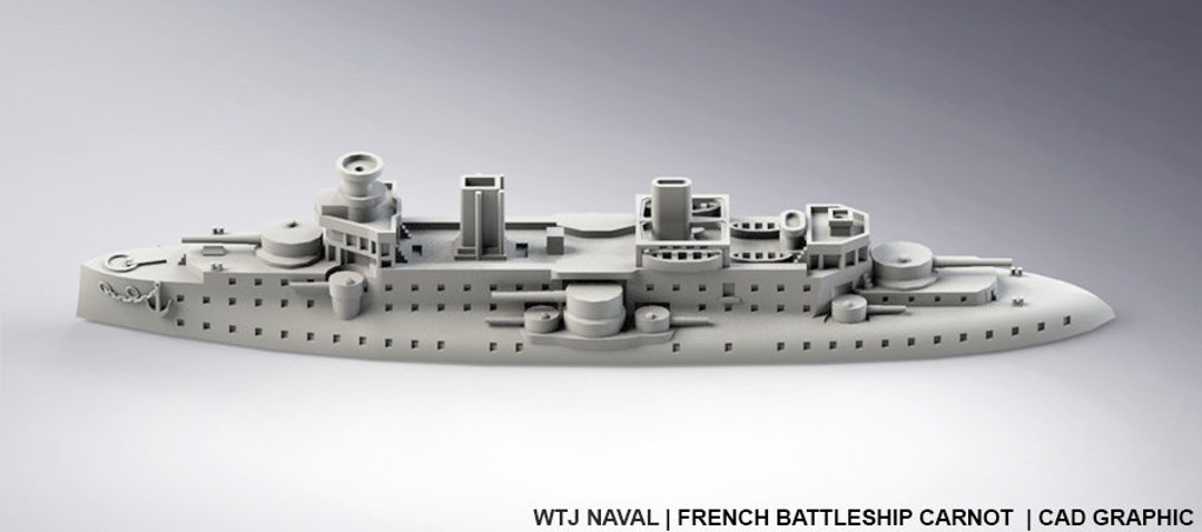 Carnot - French Navy - Pre Dreadnought Era - Wargaming - Naval ...