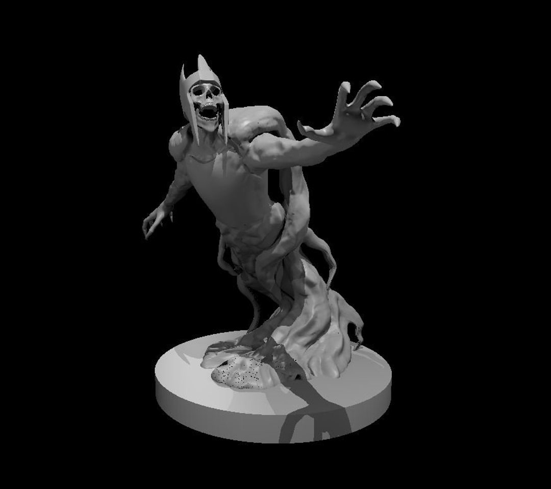 Wraith Mini - DND - Pathfinder - Dungeons & Dragons - RPG - Tabletop ...