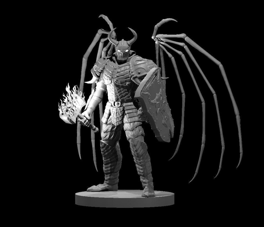 Fallen Male Aasimar Paladin Warhammer- DND - Pathfinder - Dungeons ...