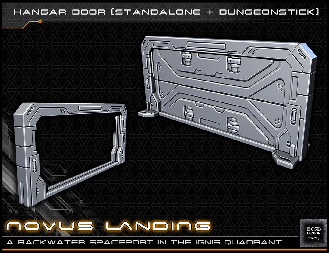 Hanger Doors - Novus Landing - Starfinder - Cyberpunk - Science Fiction ...