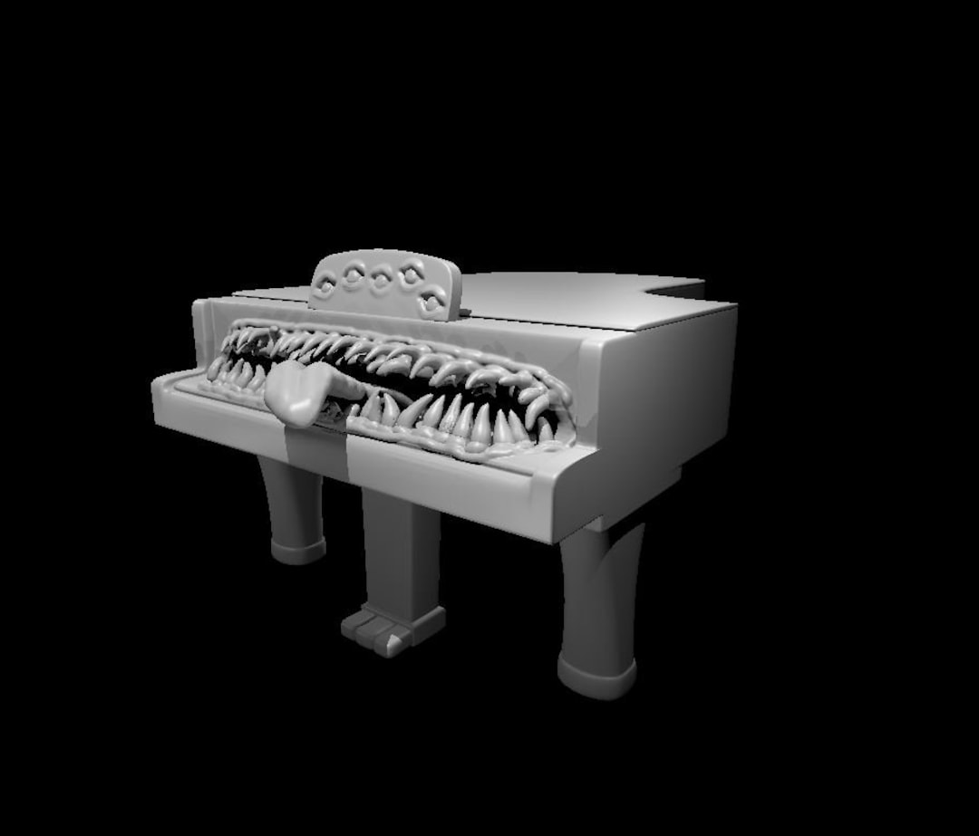 Grand Piano Mimic Mini - DND - Pathfinder - Dungeons & Dragons - RPG ...