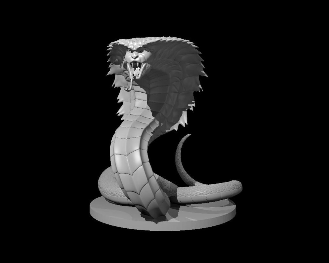 Spirit Naga Mini DND Pathfinder Dungeons & Dragons RPG | Etsy