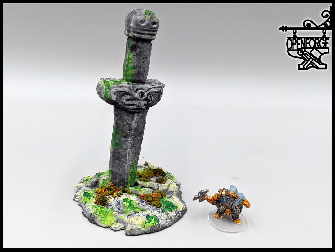 Ancient Sword Statue - Openforge - Tabletop - DND - Pathfinder - RPG ...