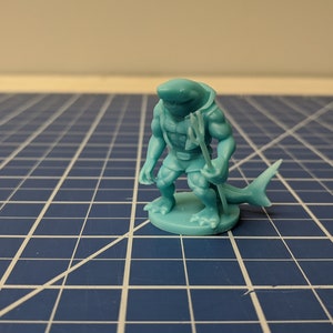 Wereshark Mini - DND - Pathfinder - Dungeons & Dragons - RPG - Tabletop ...
