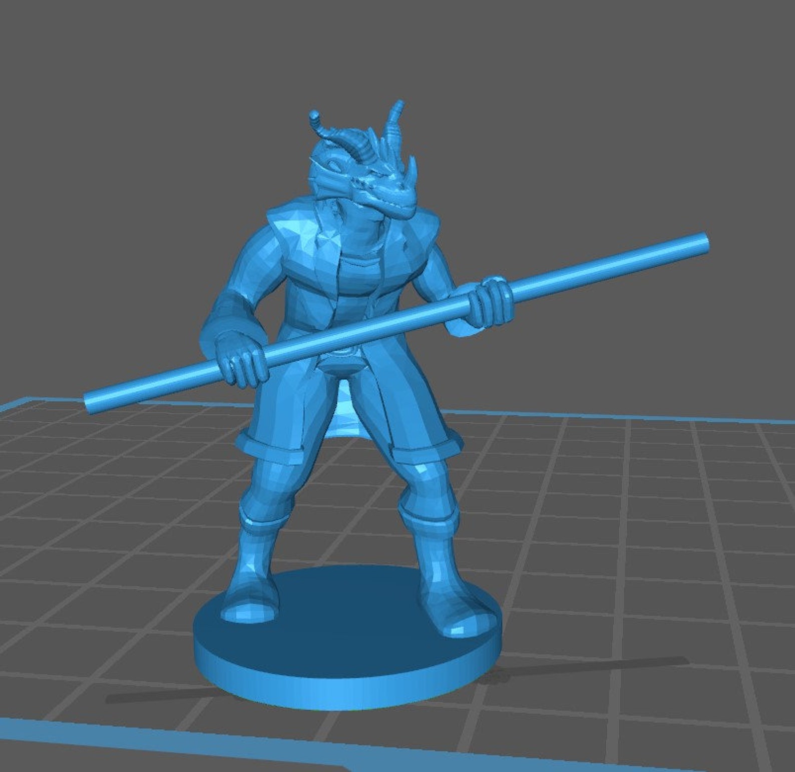 Dragonborn Monk Mini DND Pathfinder Dungeons & Dragons | Etsy