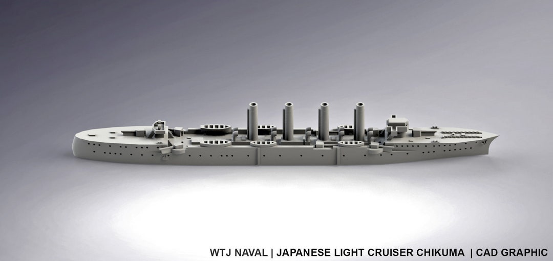 Chikuma - IJN - Pre Dreadnought Era - Wargaming - Naval Miniature ...