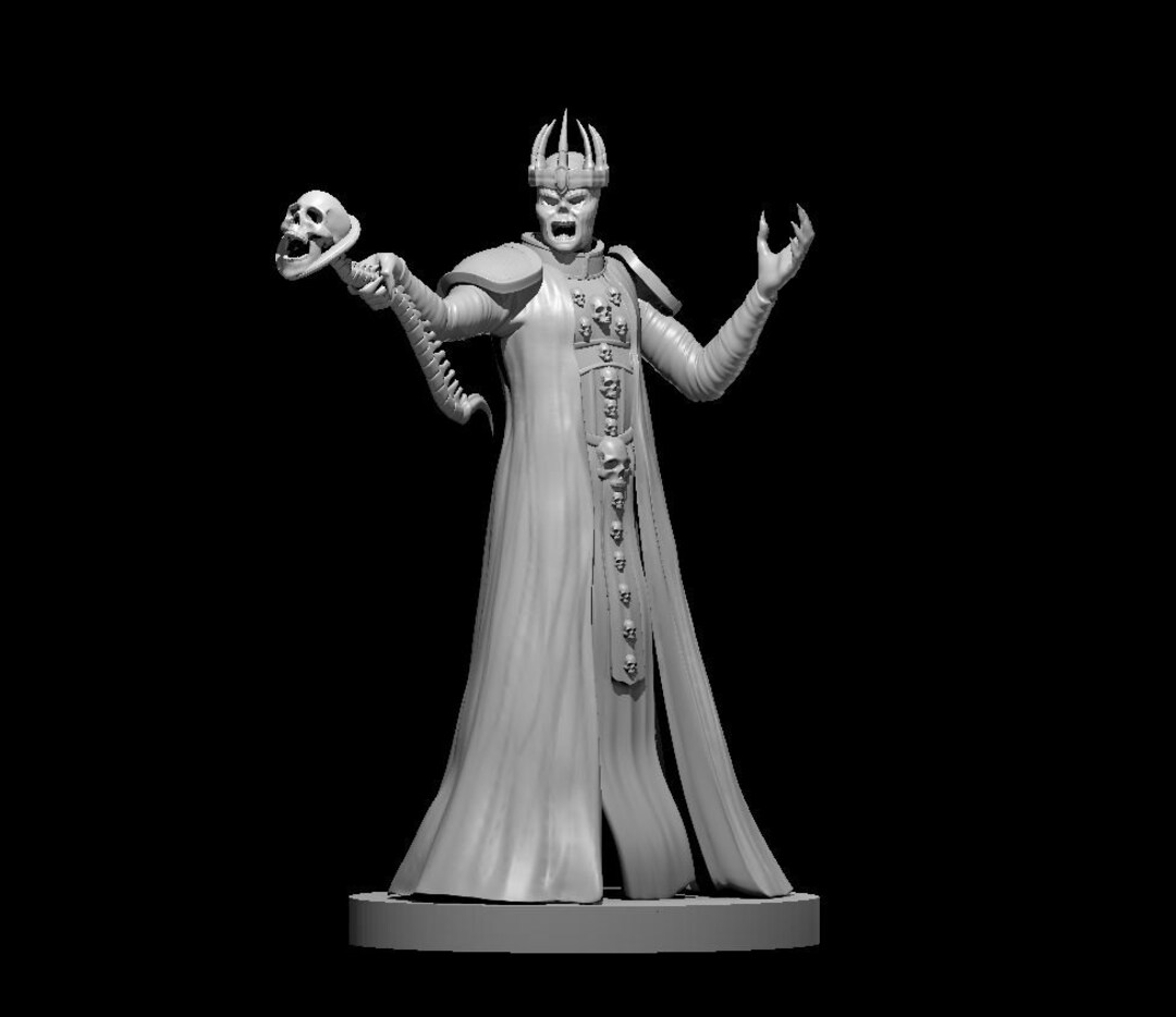 Lich Mini - DND - Pathfinder - Dungeons & Dragons - RPG - Tabletop ...