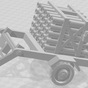 Land Mattress Multi-barrel Rocket Launcher - Great for Table Top War ...