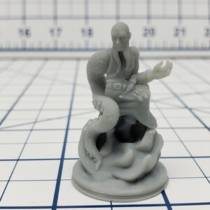 Kraken Priest Mini Savage Atoll Hero's Hoard DND Pathfinder Dungeons ...