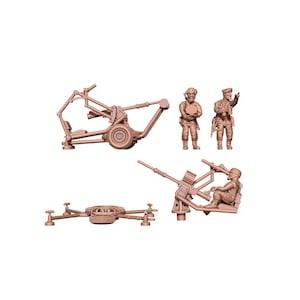 20mm Polsten Gun With UK Para Set British Army Great for Table Top War ...